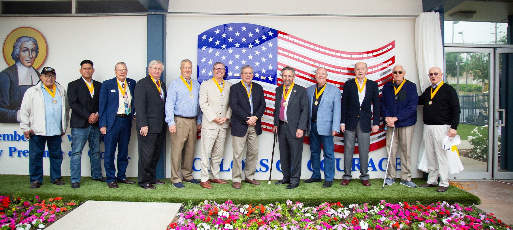La Salle Unveils "Colors of Courage Wall" to Honor Alumni Veterans - La ...